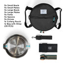 FULL WiNDSOR - Magware Magnetic Bowls /Plates /Cutlery Family Set (35 PCS)